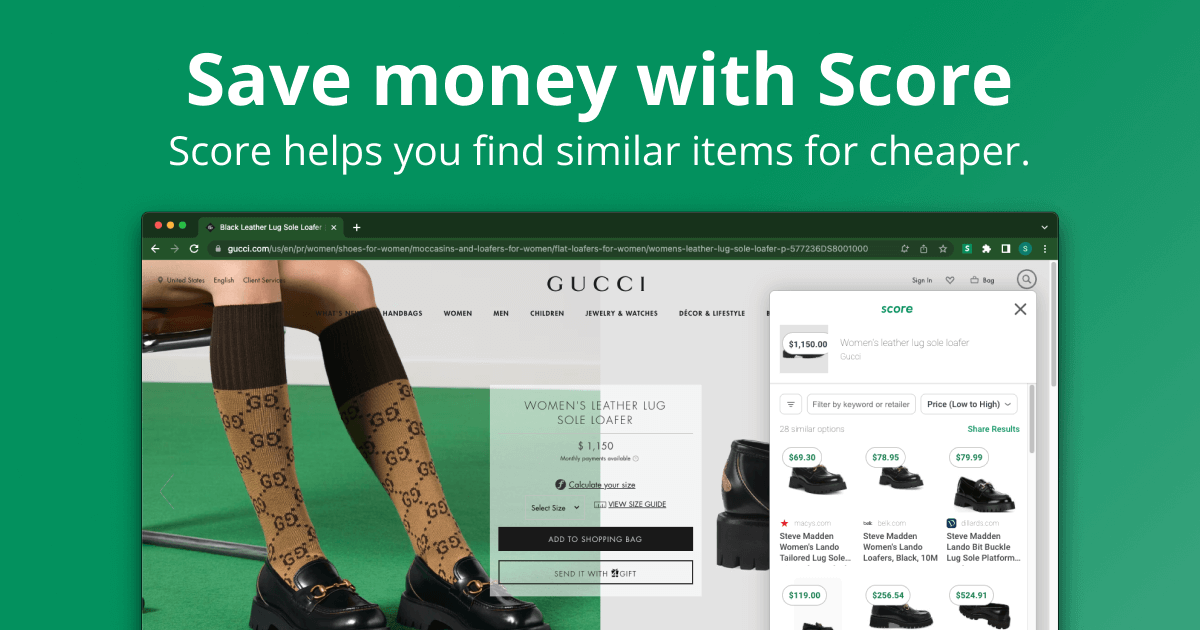 Score App Shop Similar Items For Less 